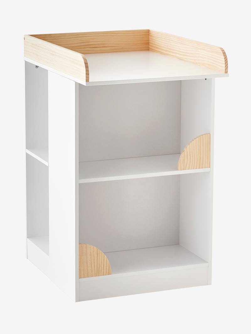 Table à langer transformable en bibliothèque LIGNE ECLIPSE blanc ...