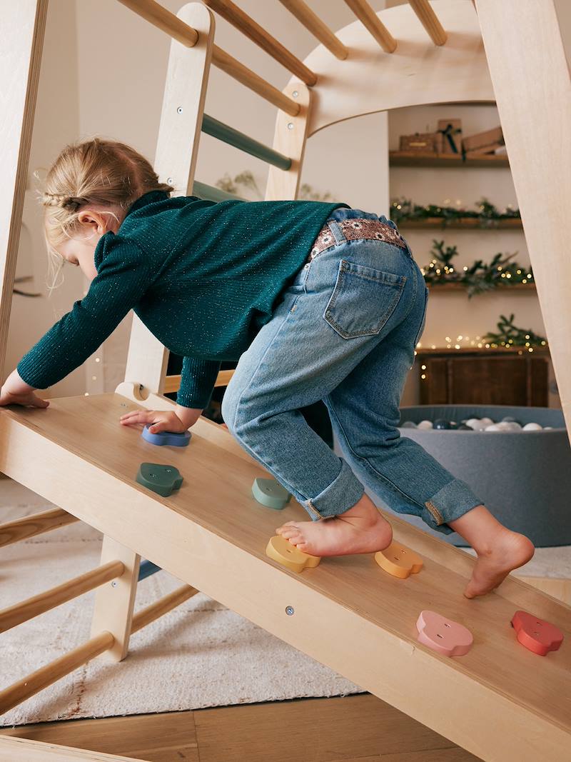 Parcours de motricité intérieur en bois FSC® bois - Vertbaudet