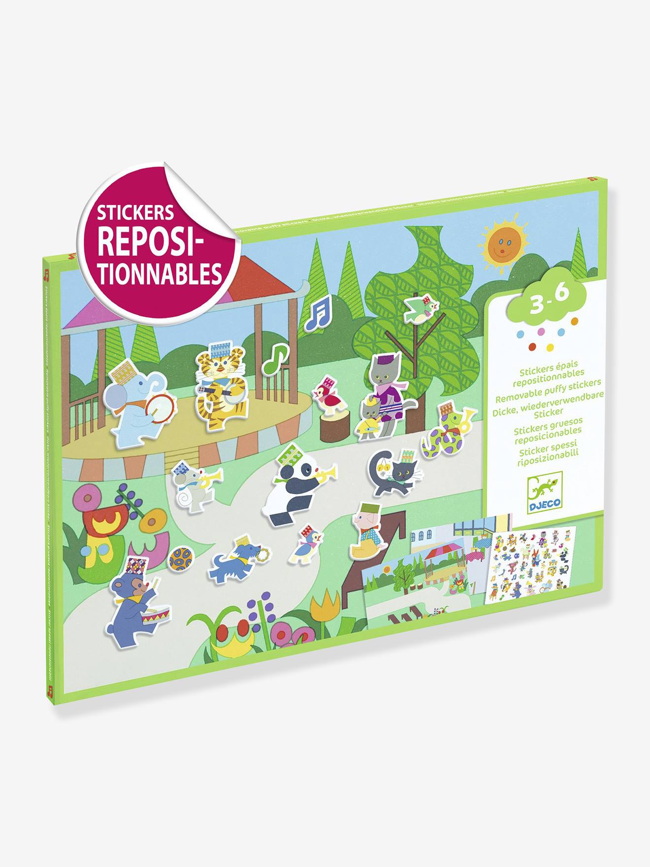 Stickers repositionnable Fanfare vert | Votre wishlist sur Listy