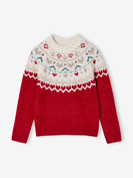 Pull de Noël fille - Tous nos pulls pour les fêtes sur vertbaudet